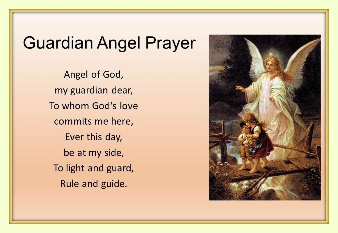 Guardian Angel Prayer Printable