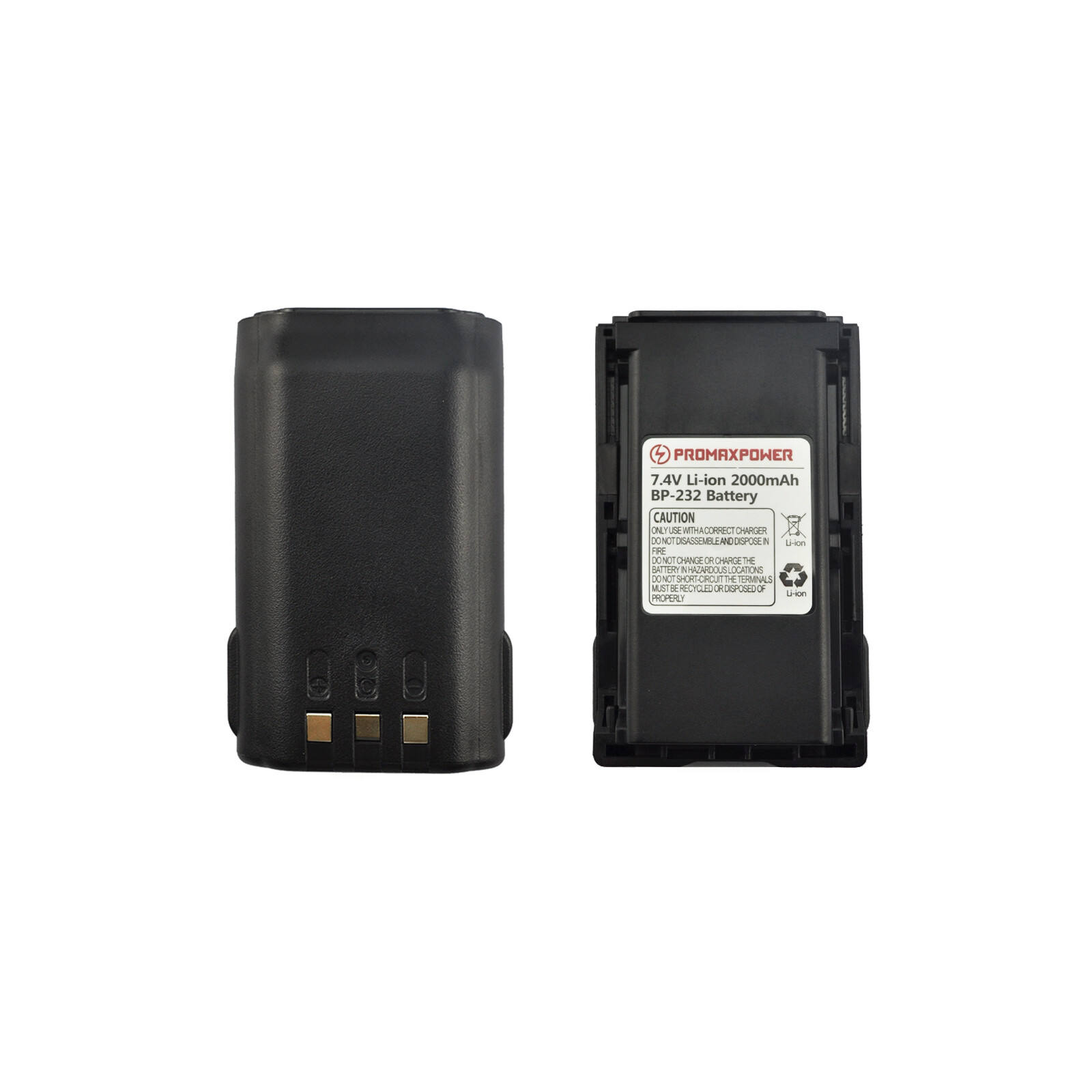 10x 2000mAh Batteries for BP-232N Icom Radios IC-F34G, IC-F43, IC-F43G ...