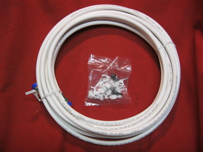 25ft Commscope 5740 RG6 Cable TV Satellite with Cable Fasteners | eBay
