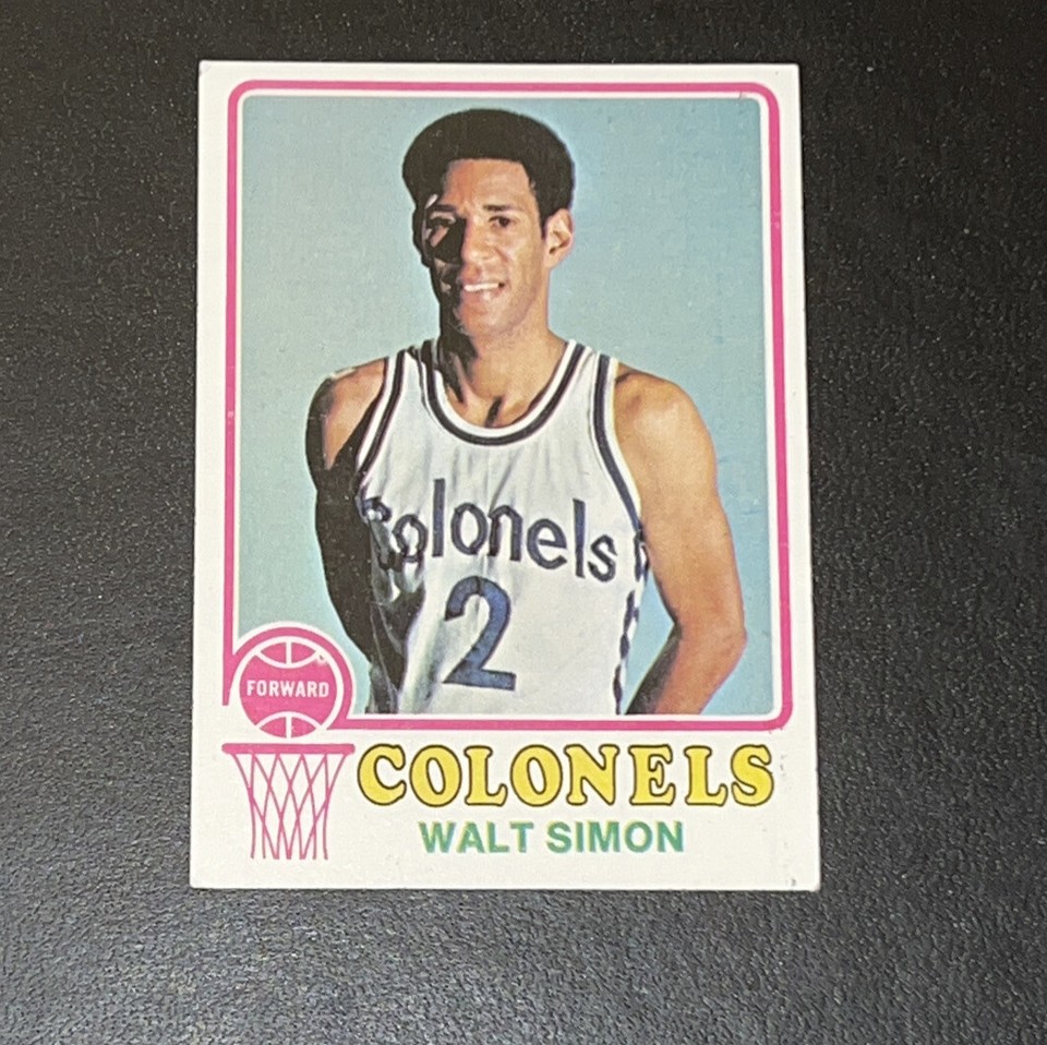 1973 TOPPS BASKETBALL #218 WALT SIMON SET BREAK - Colonels | eBay