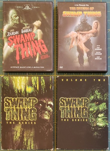 (Lot of 4) DC Comics SWAMP THING DVD releases - early films & TV series ...