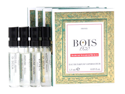 BOIS 1920 AGRUMI AMARI DI SICILIA EDP 1.5ml .05fl oz x 4 COLOGNE ...