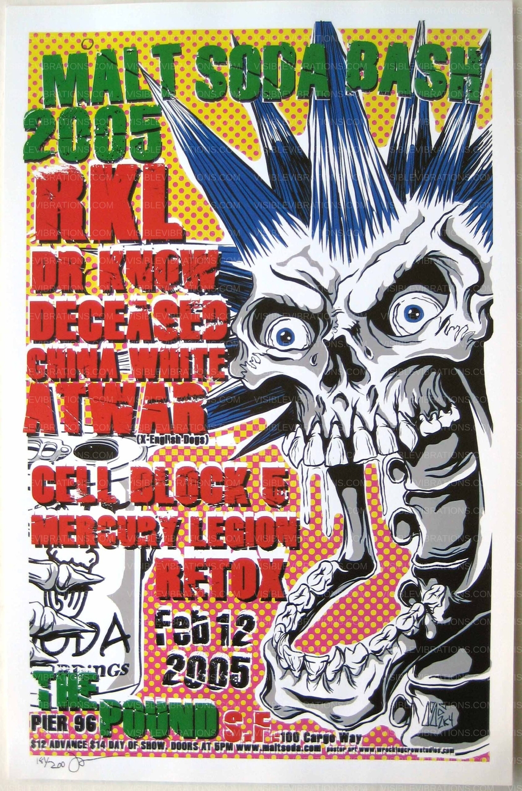 RKL Concert Poster 2005 San Francisco Malt Soda Bash | eBay