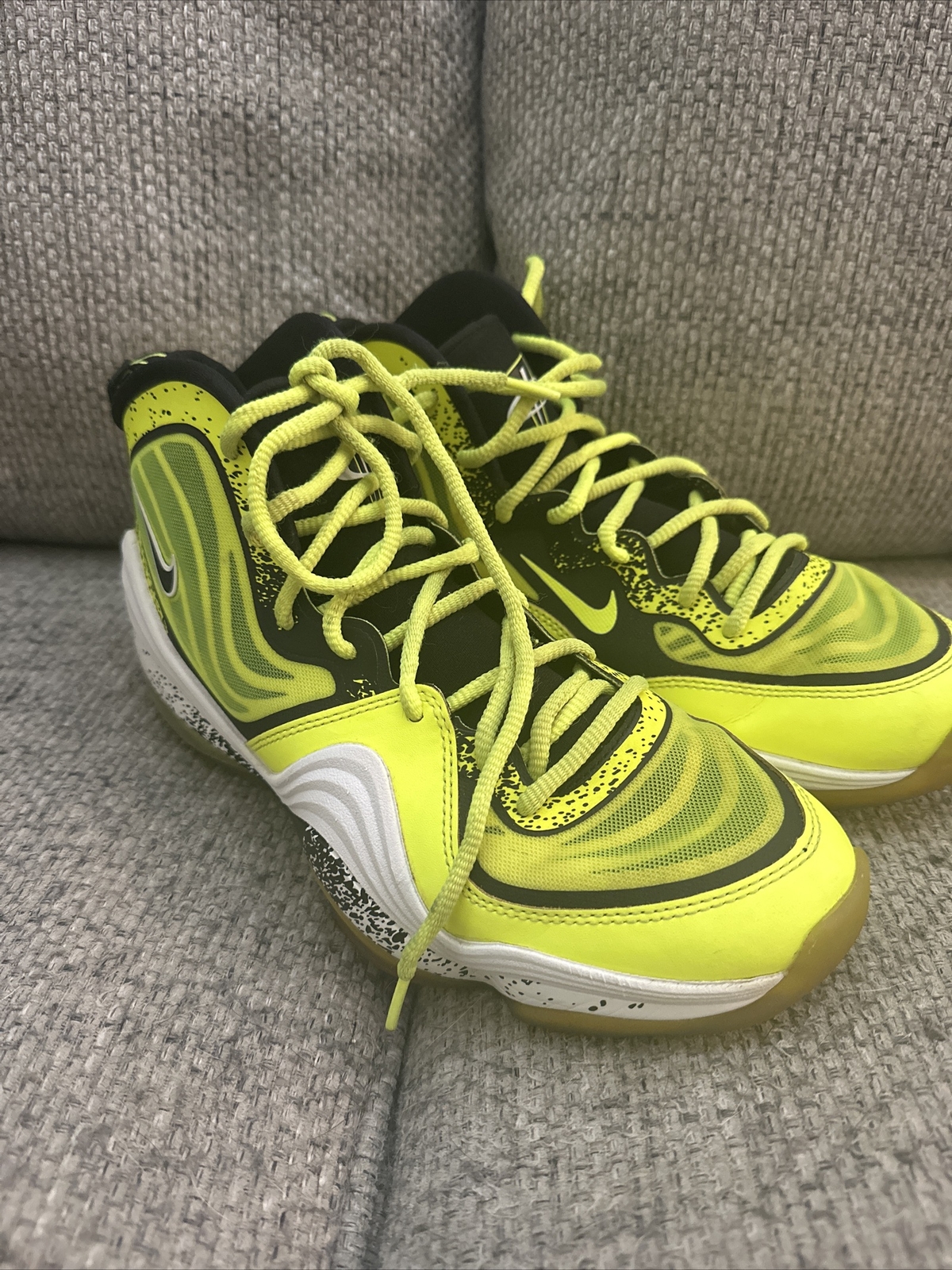 Nike Air Penny V HL, Highlighter Pack, Volt / Black, … - Gem