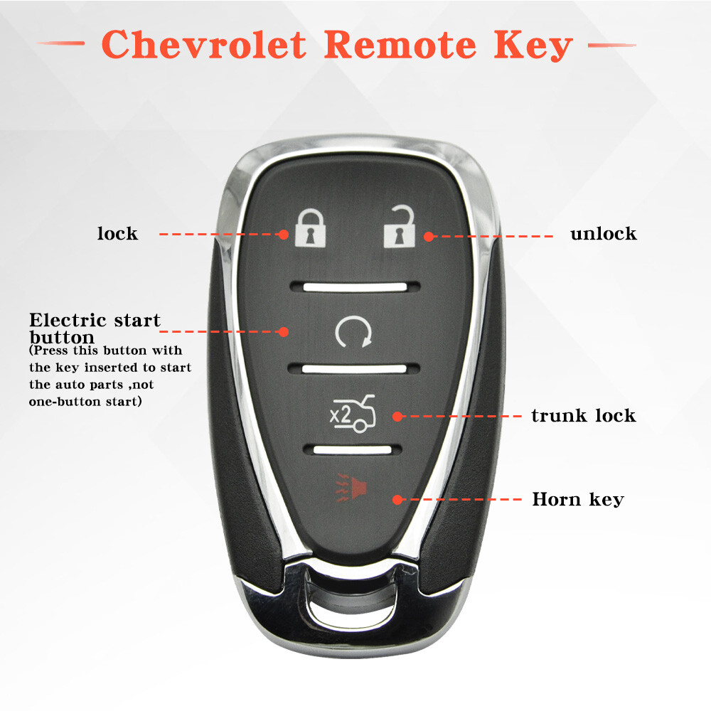 ⭐For 2016 2017 2018 2019 2020 2021 Chevrolet Camaro Cruze Malibu Remote ...