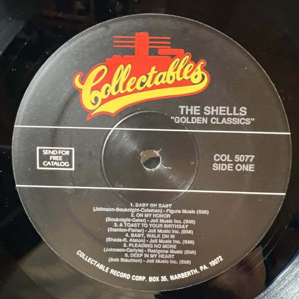 The Shells - Golden Classics Lp Collectables Doo Wop Soul ex! | eBay