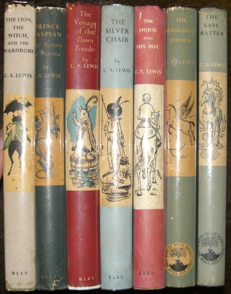 The Chronicles of Narnia Complete Seven Volume Set (All 1st Editions ...