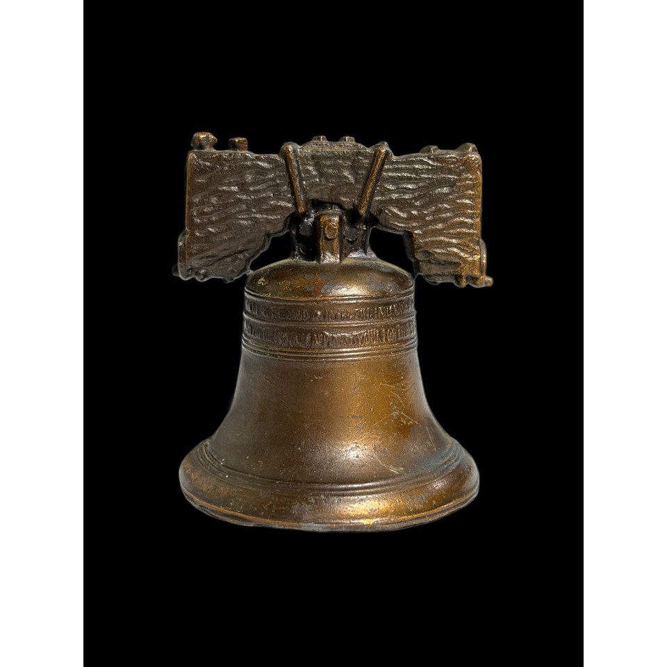 Miniature 2.5" Metal Replica Liberty Bell Souvenir Philadelphia PA ...