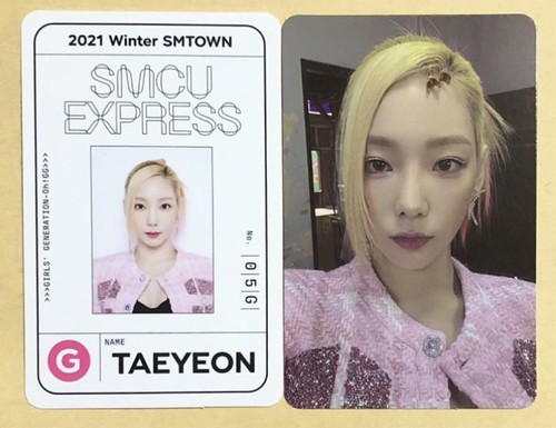 Girls' Generation Taeyeon Smcu Korean Album Trading Card Set Of 2 | eBay