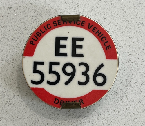 PSV Public Service Vehicle Bus Driver East Midlands Region EE55936 ...