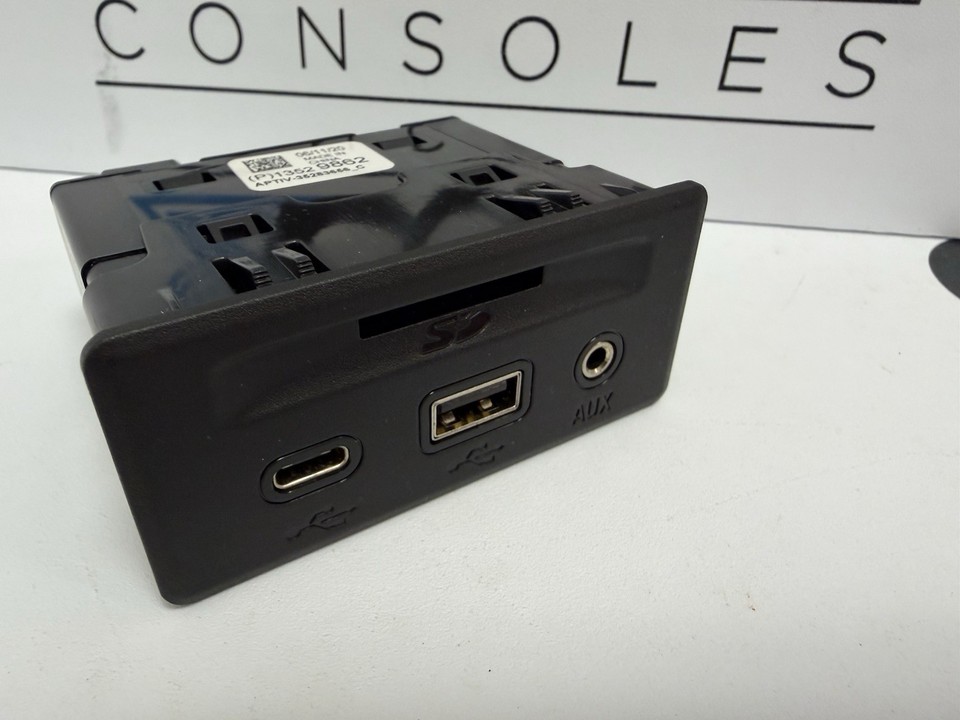 DUAL USB PORT + SD + AUX | 2019 2020 2021 2022 SILVERADO SIERRA CONSOLE ...
