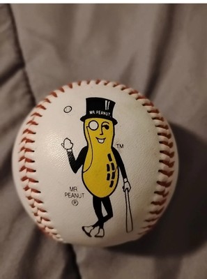 VINTAGE PLANTERS MR. PEANUT LOGO BASEBALL ⚾️ WILSON OFFICIAL LEAGUE ...