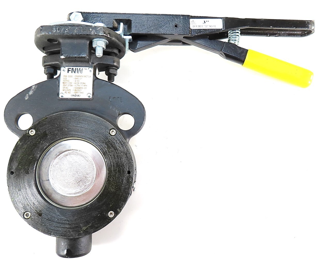 FNW FNWHPA1WCTLM DN80/3" 3" Butterfly Valve #150 WCB/CF8M Ultra/17-4PH ...