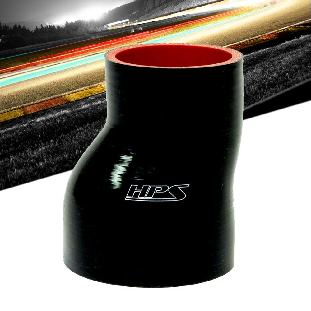 HPS 2.25">3" (57mm>76mm) ID Black Silicone Offset Reducer Coupler Hose ...