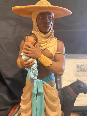 Thomas Blackshear Ebony Visions "The Protector " 1995 Retired #37007 ...