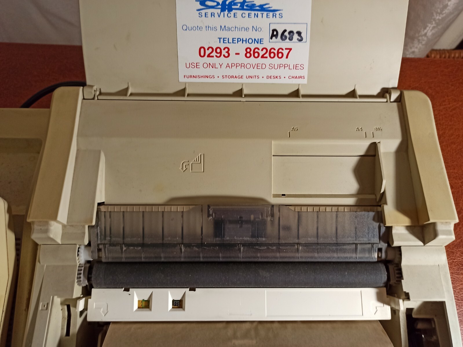 Vintage fax machine Panasonic Panafax UF 123 | eBay