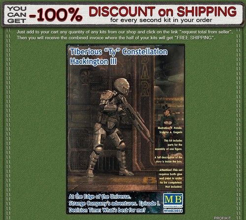 Master Box 24054 Tiberious "Ty" Constellation Hackington III Spaceport ...