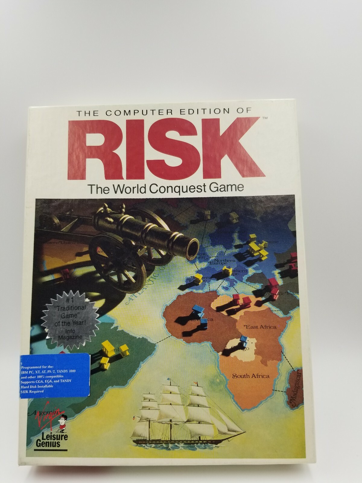 Risk IBM PC Game on 5.25" disks with box, no manual | eBay