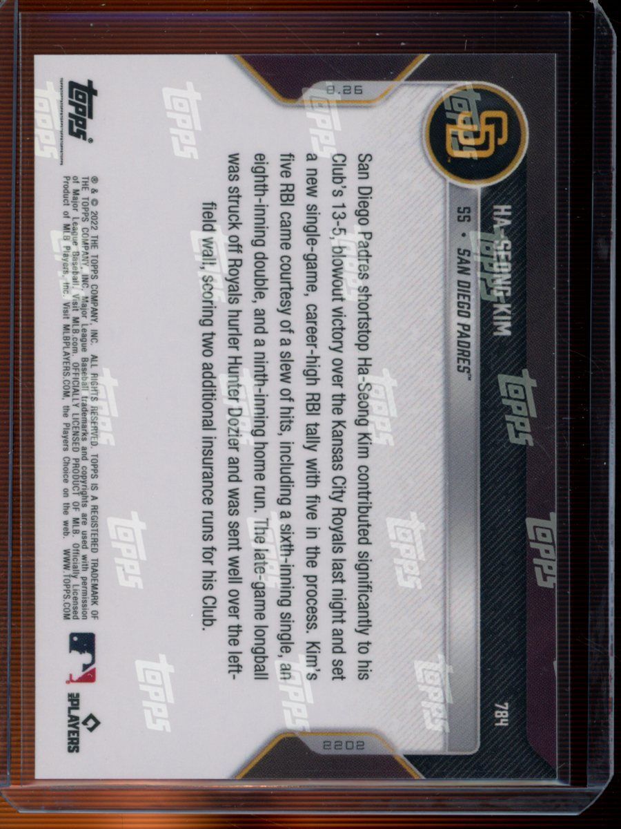 2022 Topps Now #784 Ha-Seong Kim Base Card | eBay