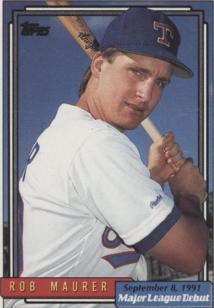 1991-92 Topps Major League Debut 1991 - Rob Maurer #119 (RC) for sale ...