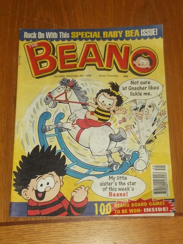 BEANO #2942 5TH DECEMBER 1998 BRITISH WEEKLY | eBay