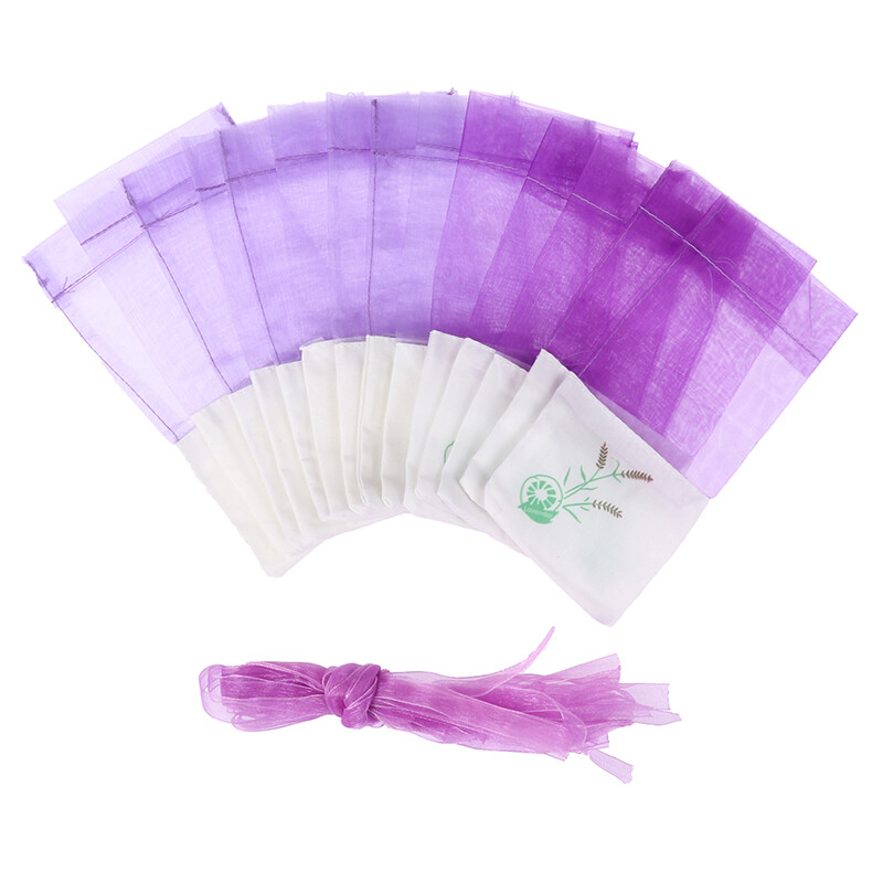 10Pcs Portable Flowers Printing Beautiful Fragrance Lavender Sachet ...