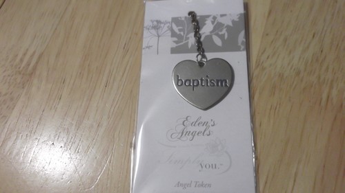 NEW Eden's Angels Charm Baptism Angel Token | eBay