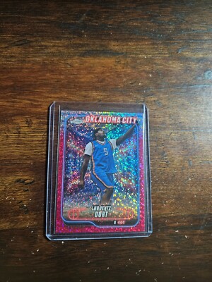 2024-25 Topps Chrome Magenta Speckle Refractor SP 338/350 #74 Luguentz ...