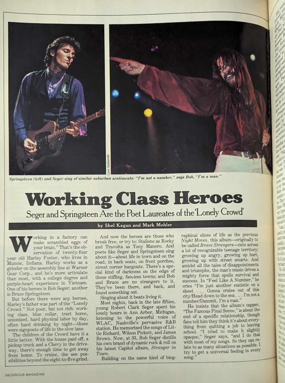 Circus Magazine August 1978 Bob Seger, Springsteen, Bee Gees, Van Halen ...