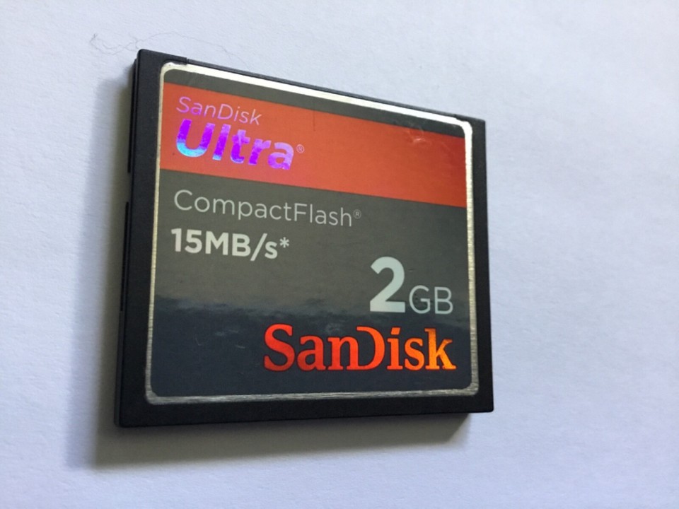 1pcs 2gb Sandisk Ultra Compact flash CFI memory card for CF Nikon Canon ...