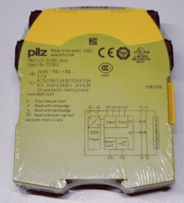 1PCS New 751103 PILZ PNOZ s 3C 24VDC 751103 Safety Relay | eBay