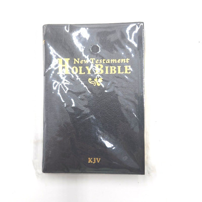 Holy Bible Miniature Pocket Bible New Testament KJV Black Cover! New ...
