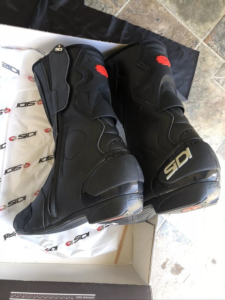 Sidi stivali fusion black 47 eu / 12.5 us NEW in Box! | eBay