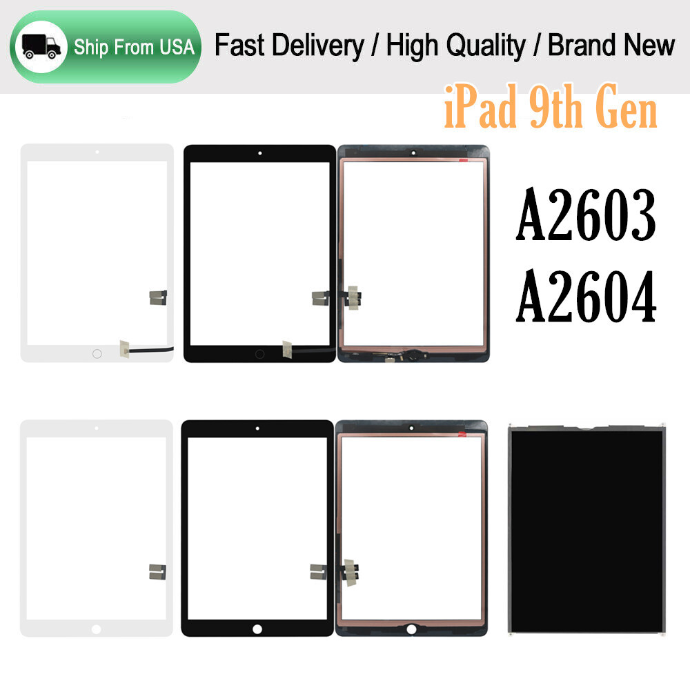 For iPad 9th Gen 2021 A2602 A2603 Touch Screen / LCD Digitizer Glass ...