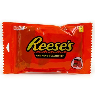 Reese’s Peanut Butter Cup Swag Boxer Briefs Mens Large Underwear Fun ...