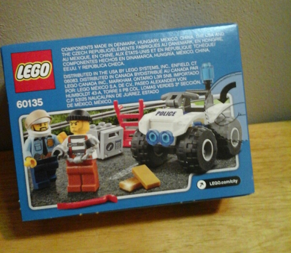 LEGO City Police ATV Arrest 60135 Building Kit 47 Pieces Stocking ...