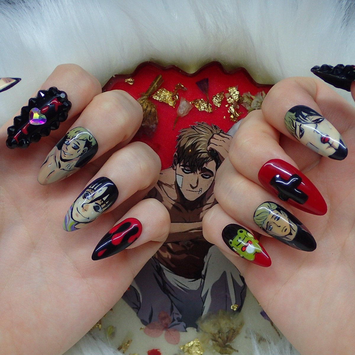 Vampire Knight Nail Art