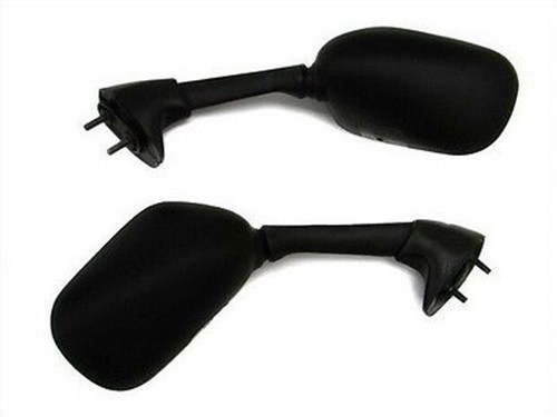 Black Motorcycle Rearview Racing Mirror Mirrors For 2007-2008 Yamaha ...