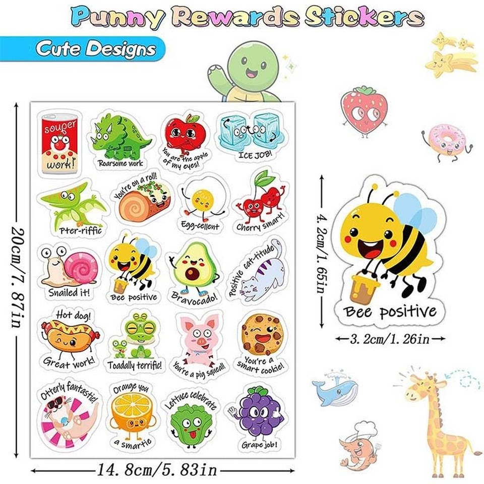 464pcs Reward Stickers for Kids, Incentive Stickers for Students ...