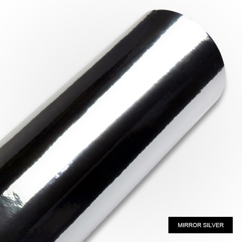 Self-Adhesive Brushed Effect Wallpaper Silver Mirror Stainless Steel ...