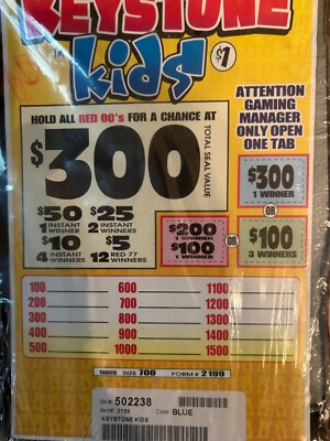 keystone kids pull tabs game | eBay