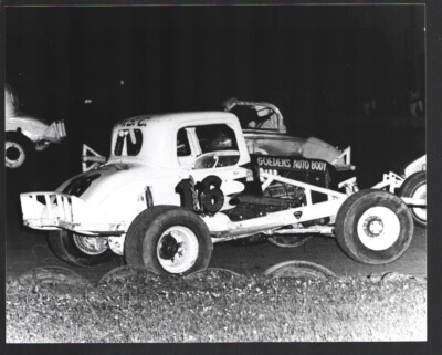 Sports Pub: Wisconsin Dirt Track Modified Stock Car #16 B & W 8 X 10 ...