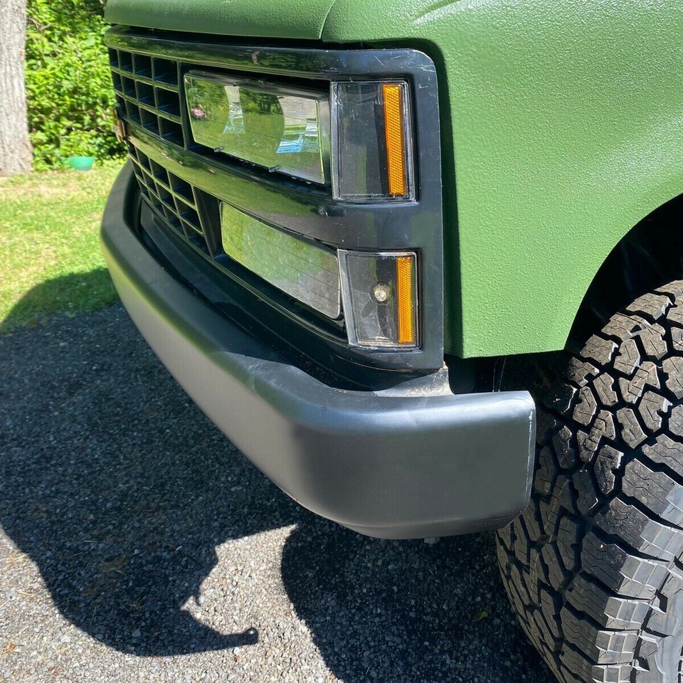 1988-1998 GMC Sierra C1500 K1500 Silverado GMC Yukon Steel Front Bumper ...