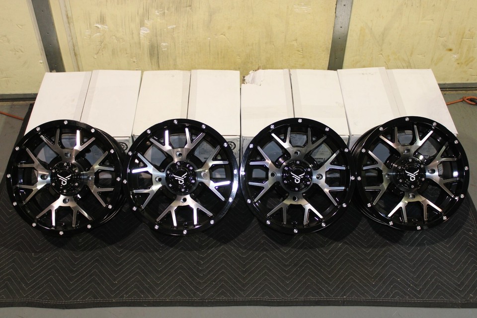 2019 & UP YXZ 1000R 14" BARBWIRE M/B ATV / UTV WHEELS (SET 4) YAM11K | eBay