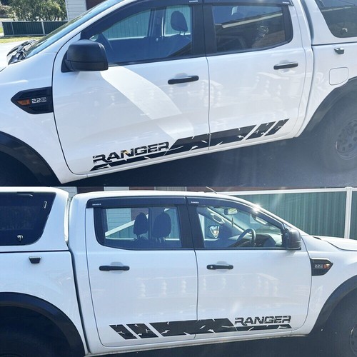 For Ford Ranger Vinyl Decal Sticker Graphics Kit Sport Side Door 2pcs ...