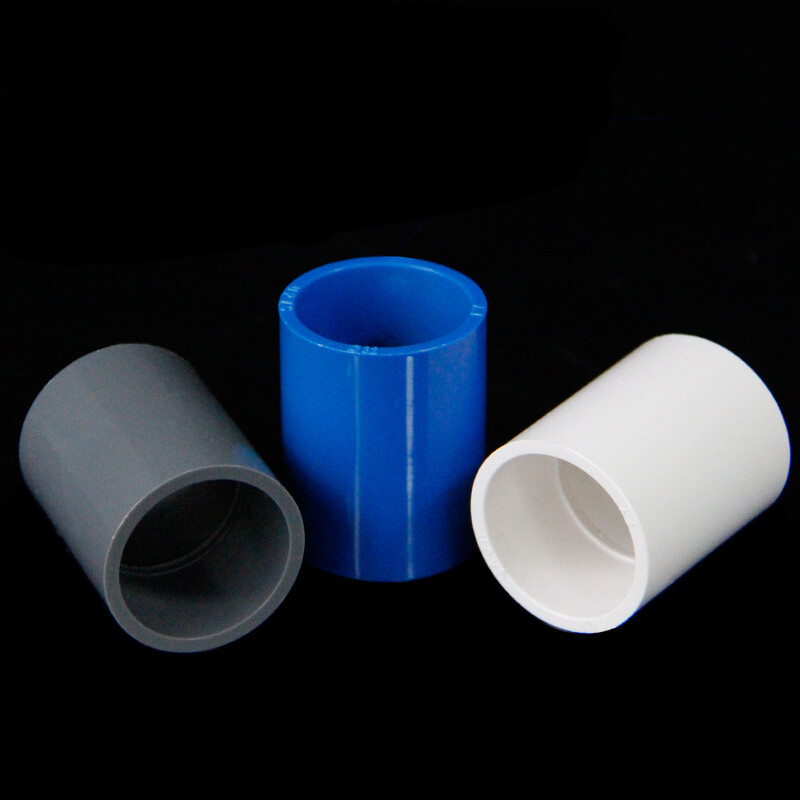 Straight Coupling PVC Metric Plumbing Fittings Pipe For Tank Pond ...