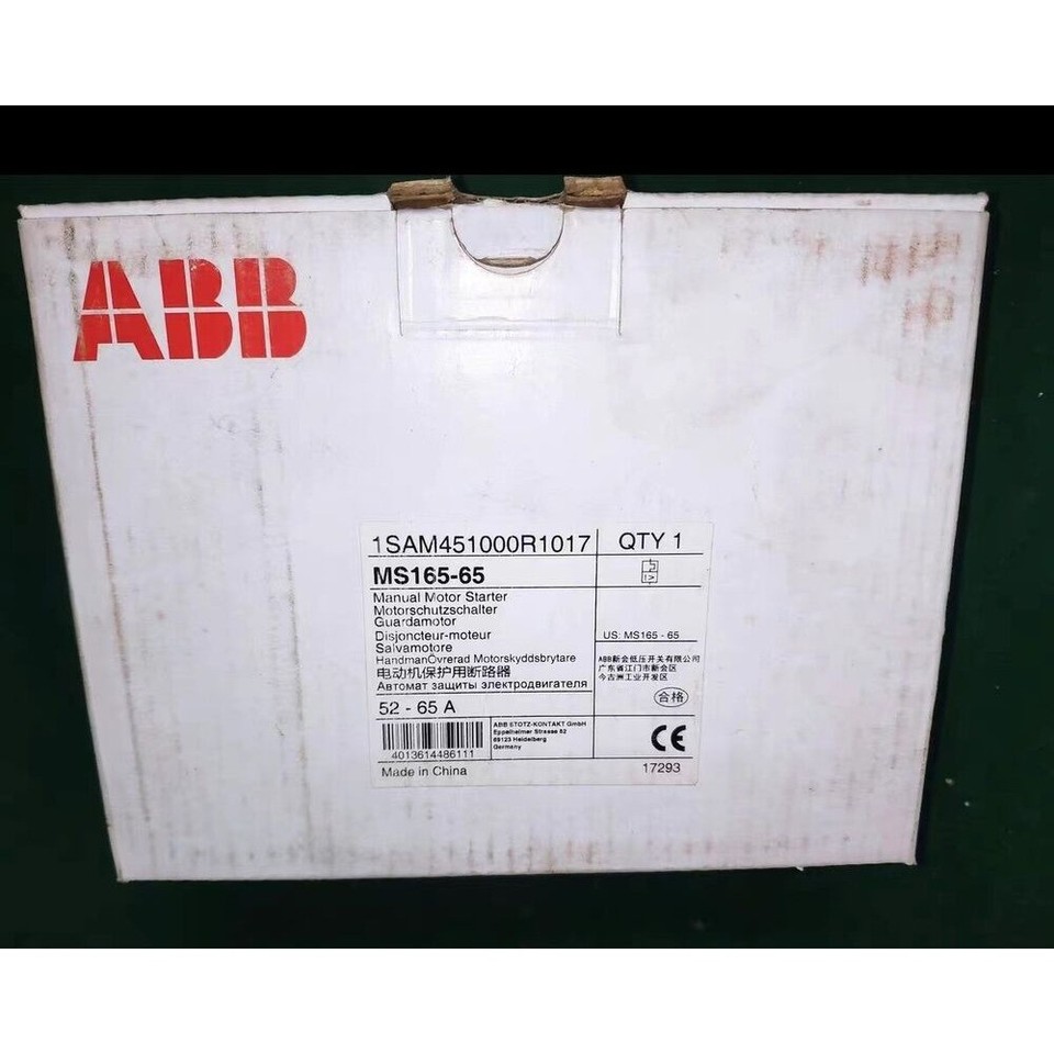MS165-65 ABB 1SAM451000R1017 Manual Motor Starter Spot Goods Fast ...