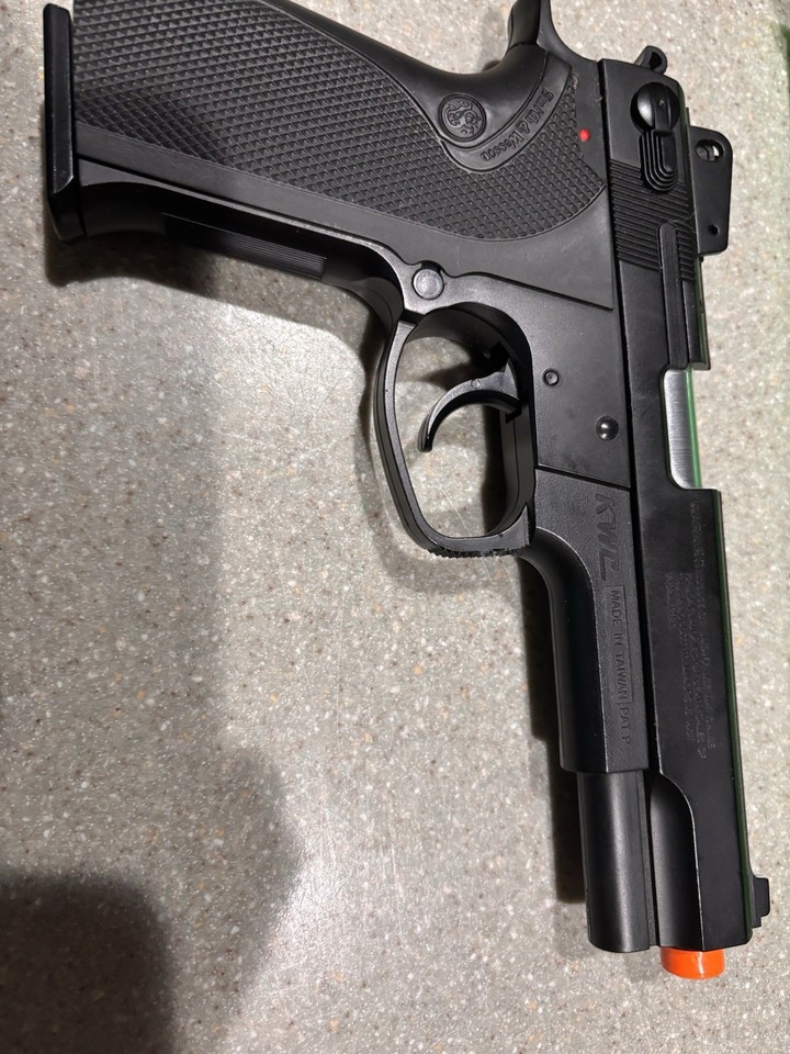 KWC Model Custom Smith & Wesson 4506 spring piston air soft pistol ...