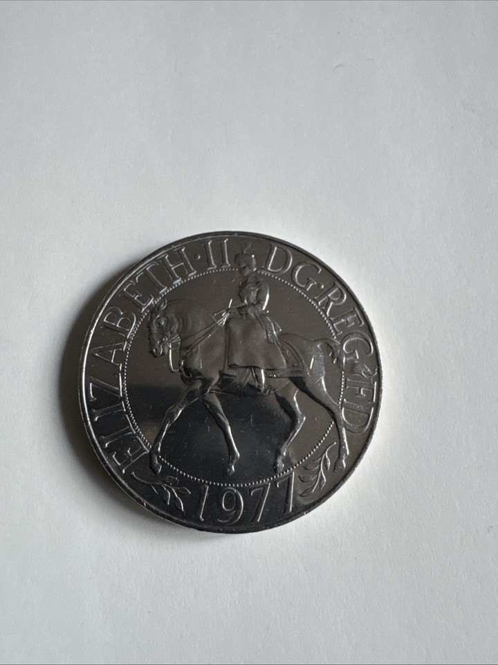 1977 Queen Elizabeth II Silver Jubilee Coin | eBay UK