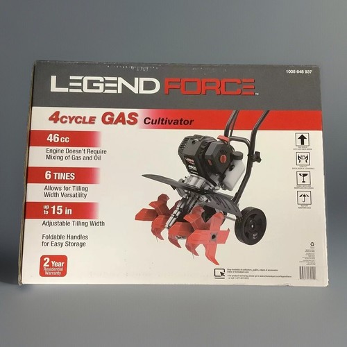 Legend Force 15 in. 46 cc Gas Powered 4-Cycle Gas Cultivator ...